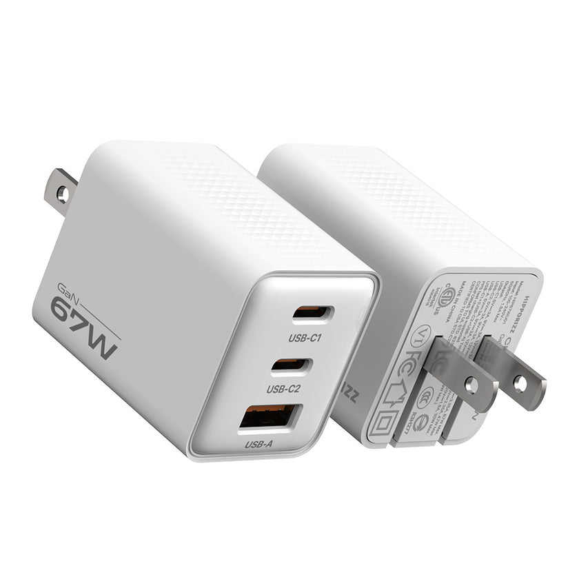 Hipporizz | 最迷你又聰明的 Chargo 67W 氮化鎵快速充電器 (100-240V 全球電壓適用) 可以智慧功率分配，聰明更 ...